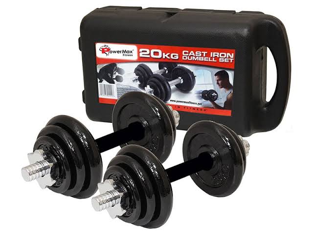 20KG ADJUSTABLE DUMBBELL SET WITH CONNECTOR AND CARRY CASE - Afrofit ...
